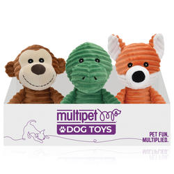 Multipet™ Assorted Corduroy Tough Dog Toy - 3 Pack at Menards®