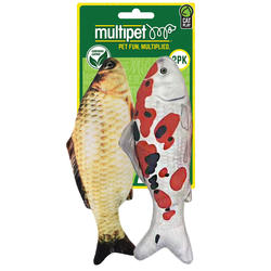 Multipet™ Salmon/Koi Fish Cat Toy - 2 Pack at Menards®