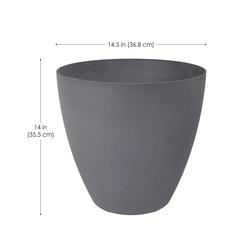Multy 14" Shadow Madison Plastic Planter at Menards®