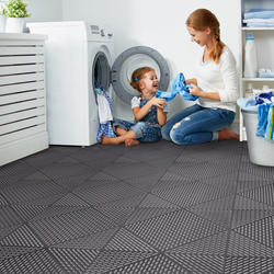 Multy Home Drainage VERSA FLOOR ® Gray Tile 18 x 18 Drainage Versa Tile ...