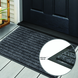 Multy Home™ 7 Rib Gray 18" x 30" Entrance Mat at Menards®
