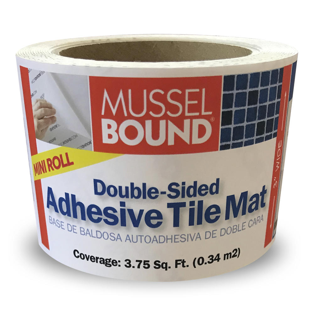 MusselBound Adhesive Tile Mat Mini Roll at Menards