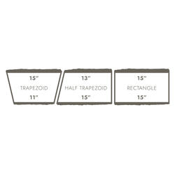 5 x 15 Quarry Gray Tumbled Catalina Freestanding Wall Block at Menards®
