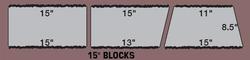 5 x 15 Autumn Blend Tumbled Catalina Freestanding Wall Block at Menards®