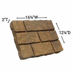 12 x 16 Prairie Ridge EZ Cottage Patio Block at Menards®