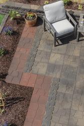 16 x 16 Red/Black Lakestone Patio Block at Menards®