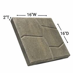 16 x 16 Quarry Gray Lakestone Patio Block at Menards®