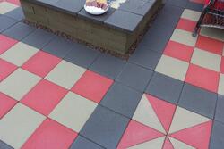 12 x 12 Red Smooth Patio Block at Menards®