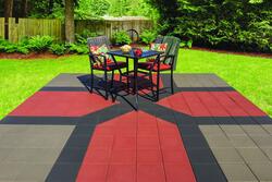 12 x 12 Red Smooth Patio Block at Menards®