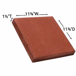 12 x 12 Red Smooth Patio Block at Menards®
