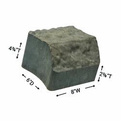 4-3/4 x 8 x 6 Curb Edger Block - Quarry Gray at Menards®