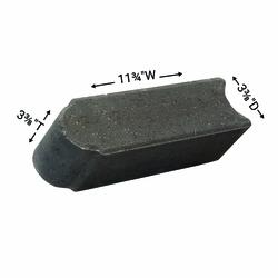 3-3/8 x 11-3/4 x 3-3/8 Charcoal Interloc Edger Block at Menards®