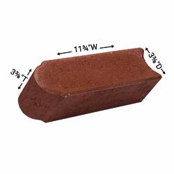 3-3/8 x 11-3/4 x 3-3/8 Red Interloc Edger Block at Menards®