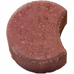 2-3/8 x 5-3/4 x 4-3/8 Red Crescent Edger Block at Menards®