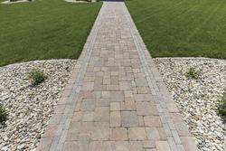 9 x 9 Sienna Tumbled Belgian Reversible Paver at Menards®