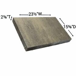 16 x 24 Gray/Charcoal Riverfront Paver at Menards®