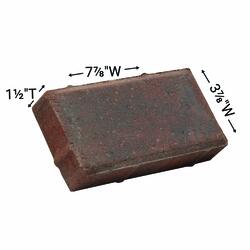 4 x 8 Red/Black Patio Paver at Menards®