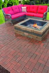 4 x 8 Red/Black Patio Paver at Menards®