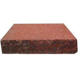 2-3/8 x 12 Red/Black Retaining Wall Cap at Menards®