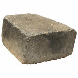 3-1/2 x 7 Quarry Gray Tumbled Belgian Wedge Wall Block at Menards®