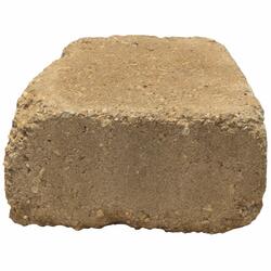3-1/2 x 7 Tan Tumbled Belgian Wedge Wall Block at Menards®