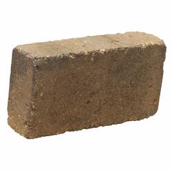 3-1/2 x 1-3/4 Sienna Tumbled Small Belgian Wall Block at Menards®
