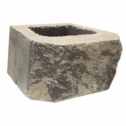 8 x 17 Quarry Gray Clifton Beveled Retaining Wall Block at Menards®