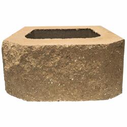 8 x 17 Tan Clifton Beveled Retaining Wall Block at Menards®