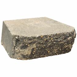3-1/2 x 11-1/2 Quarry Gray Crestone® Beveled Retaining Wall Block at ...