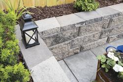 2-3/8 x 12 True Definition Silver Mist Retaining Wall Cap at Menards®