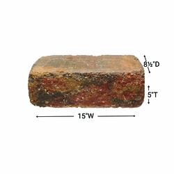 5 x 15 Autumn Blend Tumbled Catalina Freestanding Wall Block at Menards®