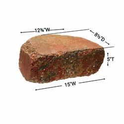 5 x 15 Autumn Blend Tumbled Catalina Retaining Wall Block at Menards®