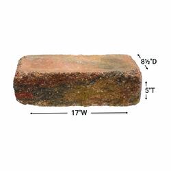 5 x 17 Autumn Blend Tumbled Catalina Pillar Block at Menards®