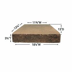 3-1/2 x 18-1/4 XL Porter Retaining Wall Cap at Menards®