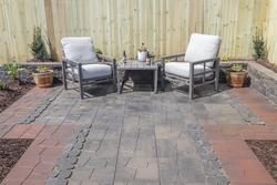 16 x 16 Red/Black Lakestone Patio Block at Menards®