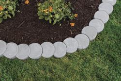 2-3/8 x 5-3/4 x 4-3/8 Gray Crescent Edger Block at Menards®