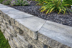 2-3/8 x 12 Quarry Gray Retaining Wall Cap at Menards®