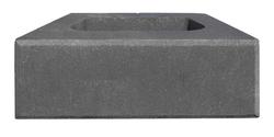 6 x 18 Charcoal Smooth Corbyn Retaining Wall Block at Menards®