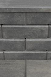 6 x 18 Quarry Gray Smooth Corbyn Retaining Wall Block at Menards®