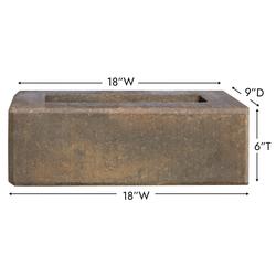 6 x 18 Autumn Blend Corbyn Corner Retaining Wall Block at Menards®