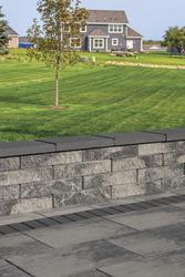 4 x 20 Quarry Gray Kendall Splitface Freestanding Wall Block at Menards®