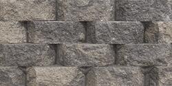 6 x 17 Quarry Gray Denver Beveled Retaining Wall Block at Menards®