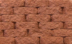 3-1/2 x 11-1/2 Red Crestone® Beveled Retaining Wall Block at Menards®