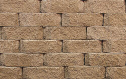 3-1/2 x 11-1/2 Tan Crestone® Beveled Retaining Wall Block at Menards®