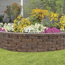 3-1/2 x 11-1/2 Autumn Blend Crestone® Beveled Retaining Wall Block at ...