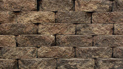 3-1/2 x 11-1/2 Cobalt Crestone® Beveled Retaining Wall Block at Menards®