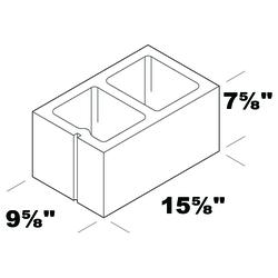 10 x 8 x 16 Regular Construction Block at Menards®