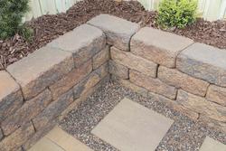 5 x 15 Autumn Blend Tumbled Catalina Freestanding Wall Block at Menards®