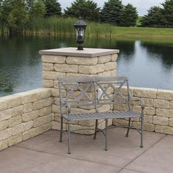 5 x 17 Tan Tumbled Catalina Pillar Block at Menards®