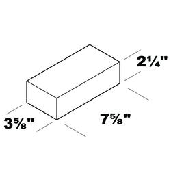 2 x 4 x 8 Concrete Brick at Menards®